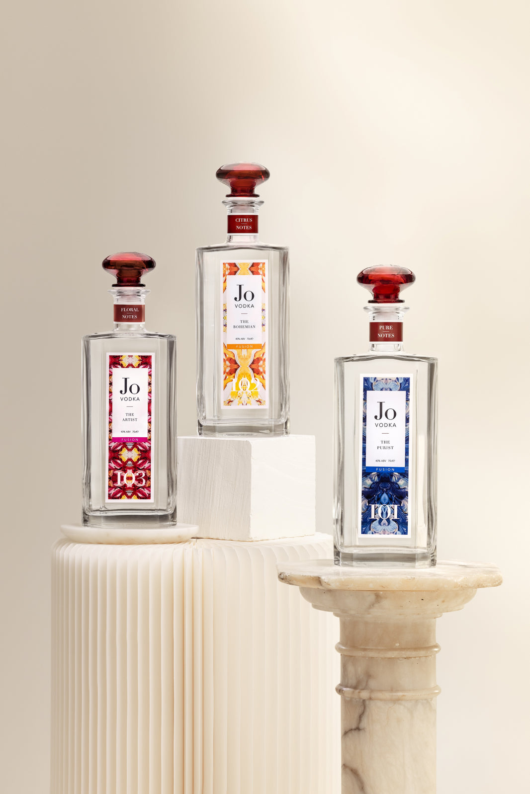 Jo Vodka - A trilogy of Fusion Vodkas